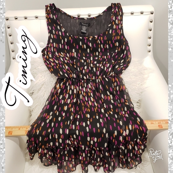 Timing | Dresses | Black Small Dress Sun Casual | Poshmark